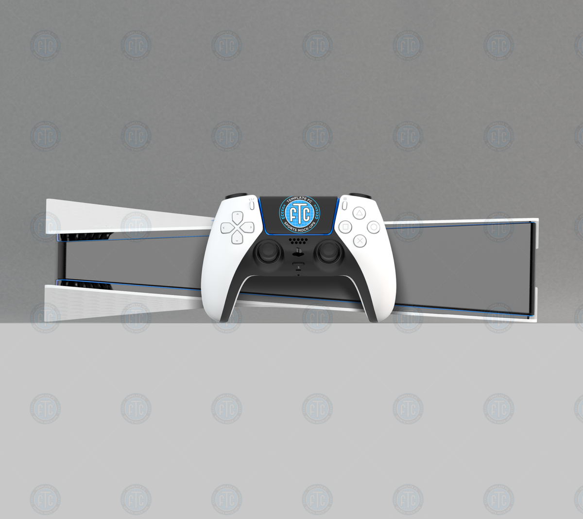 Playstation 5 Mock-up Templates + Controller - TemplateFC