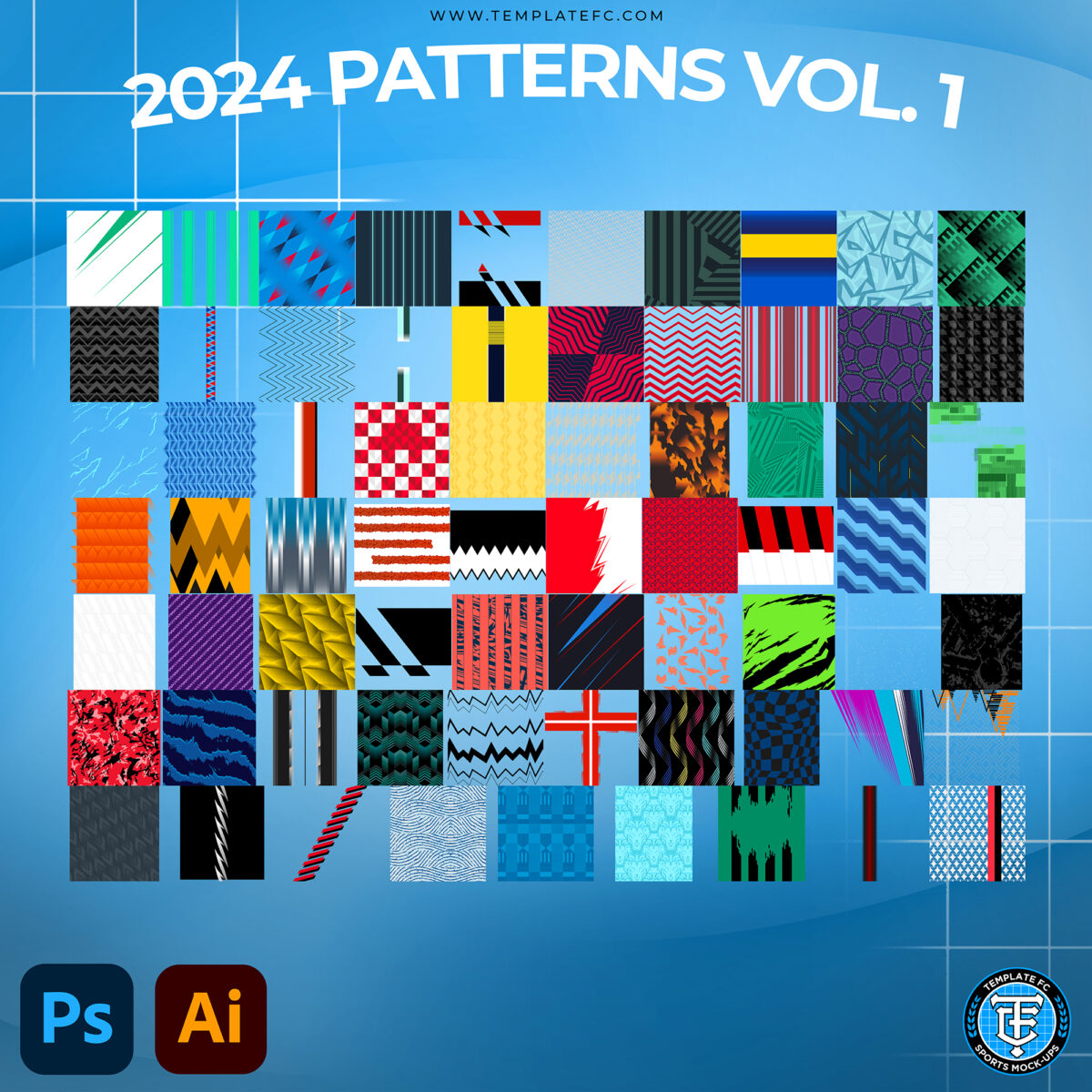 TFC 2024 Patterns Pack Vol 2 - TemplateFC