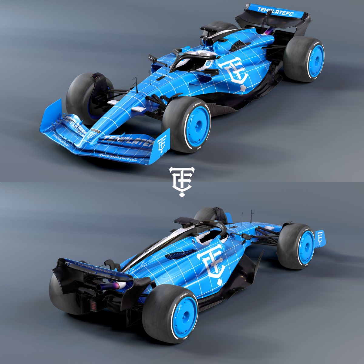 F1 Car Mock-Up Templates - TemplateFC