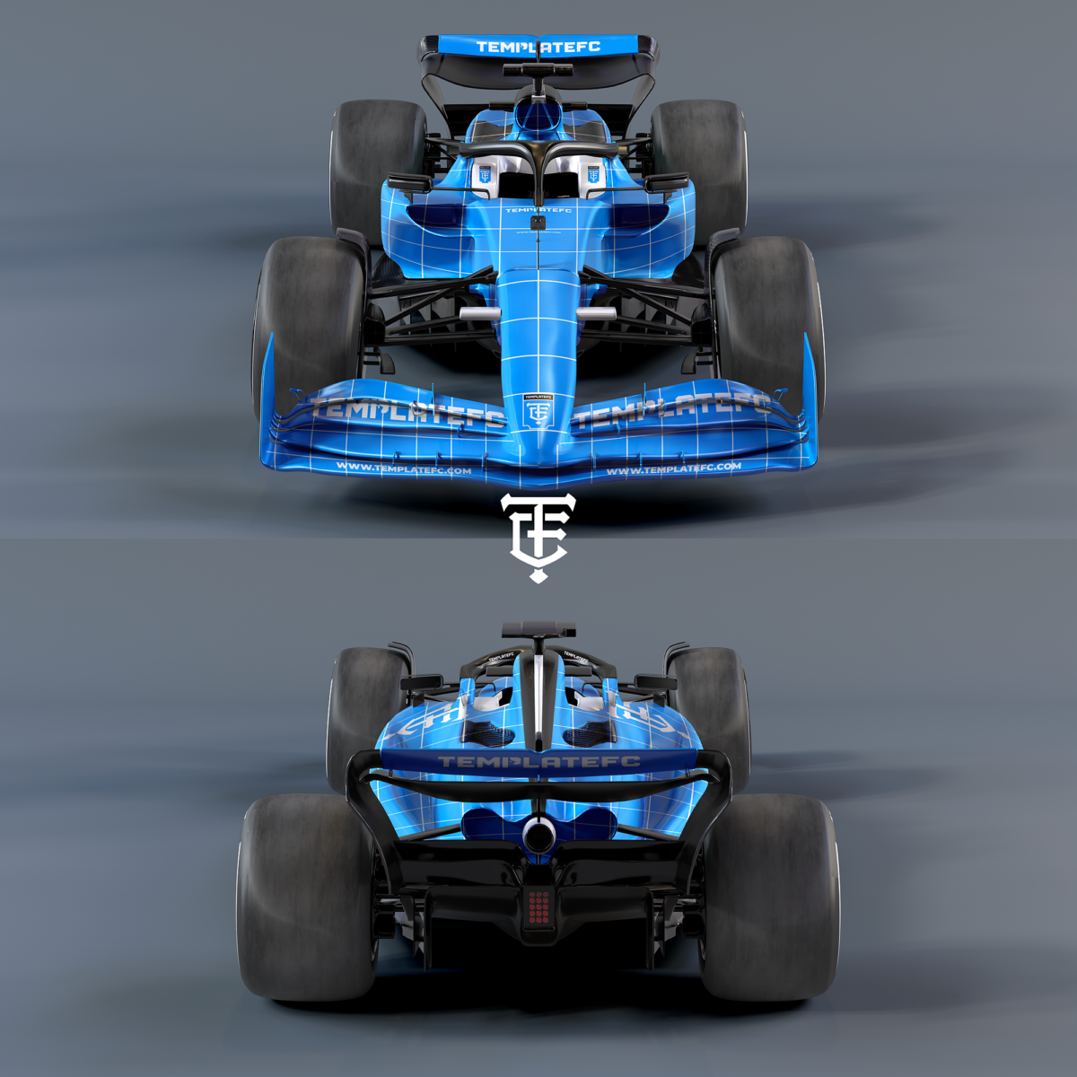 F1 Car Mock-Up Templates - TemplateFC