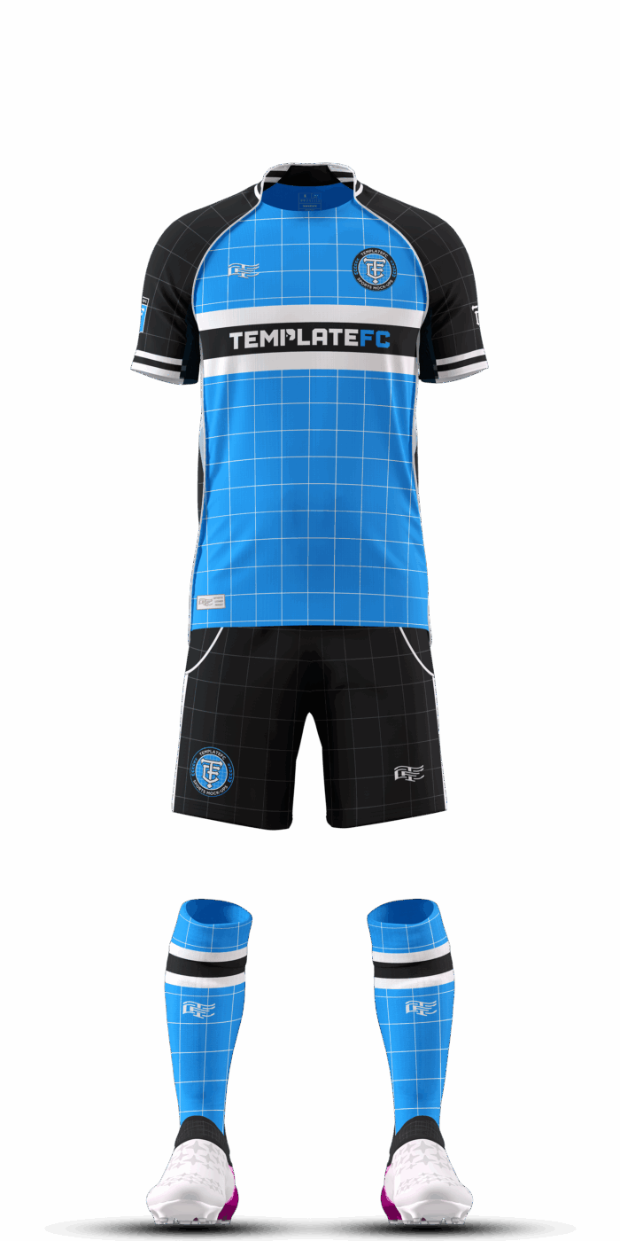 Modern Piping Full Kit Mock-up Templates Individual - TemplateFC
